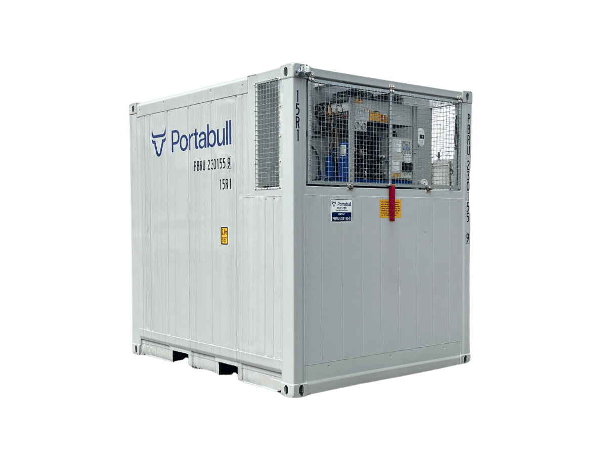 10' Electric Reefer Container Rental | Portabull Cold Storage Solution